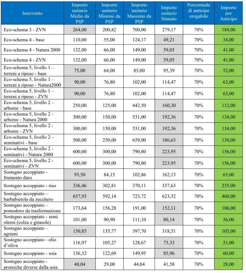 Anticipo Pac 2024, da Agea le istruzioni - Economia e politica ...