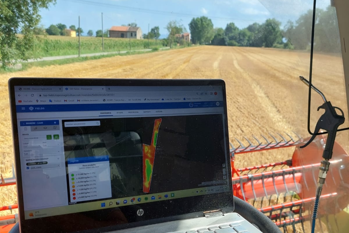 I servizi di Topcon per la mappatura delle rese - Agrimeccanica ...
